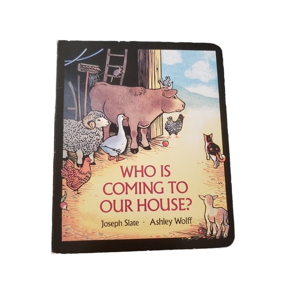 Other | Who Is Coming To Our House 399234101 Board Book Joseph Slate ...